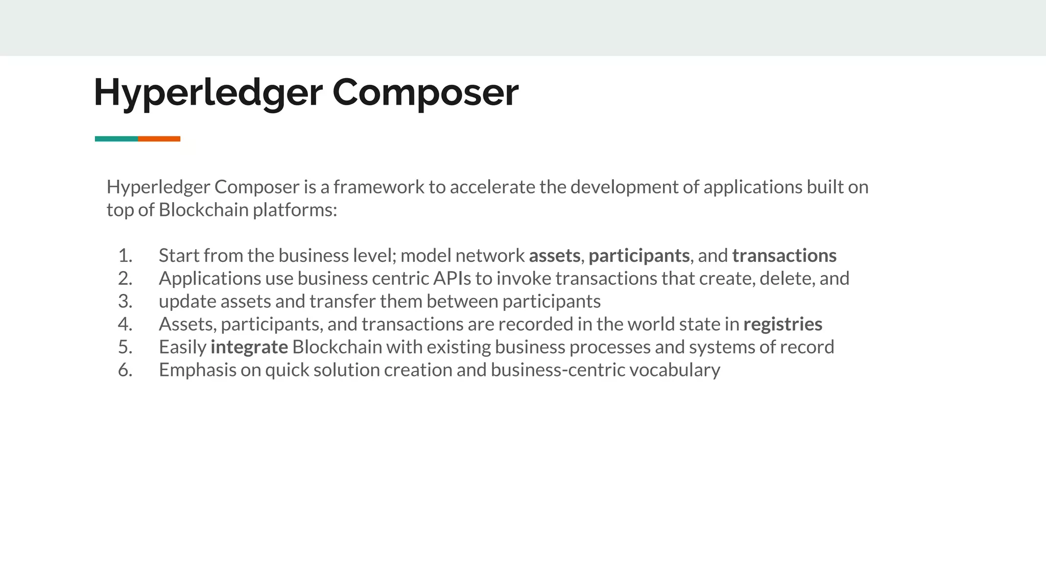 Introduction of Hyperledger Fabric & Composer | PPT Introduction of Hyperledger Fabric & Composer | PPT