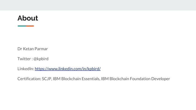 Introduction Of Hyperledger Fabric And Composer Ppt