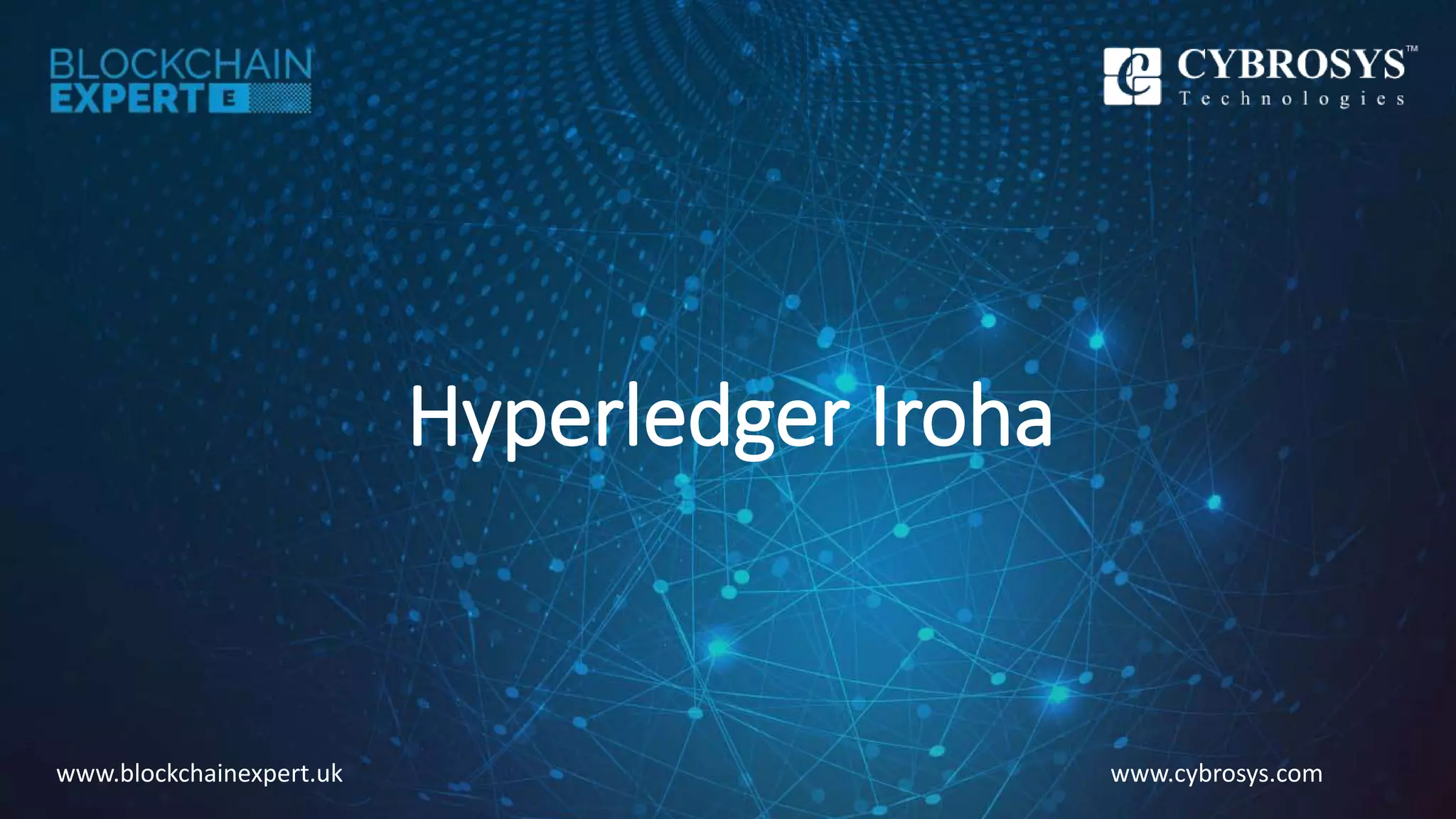 Hyperledger iroha | PPT