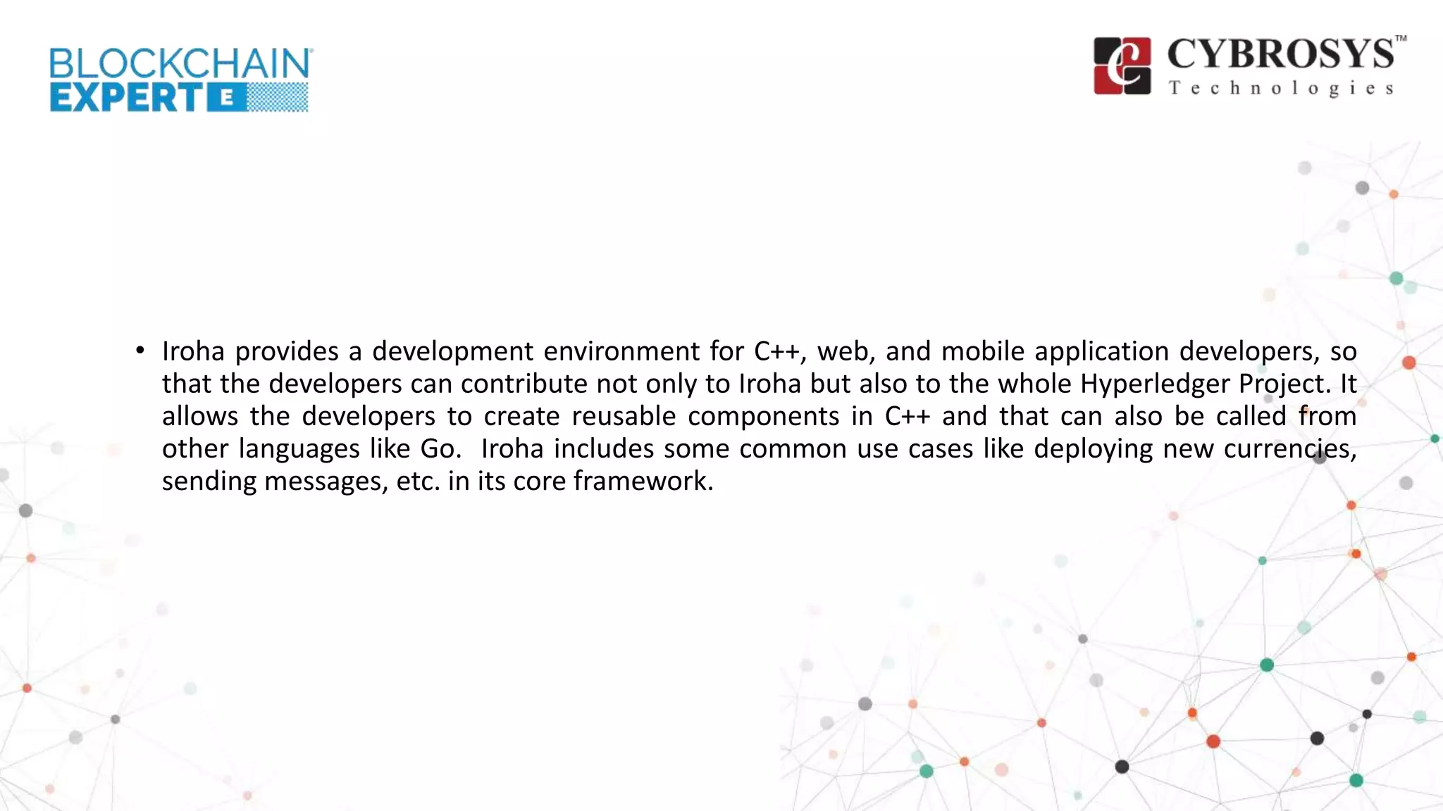 Hyperledger iroha | PPT