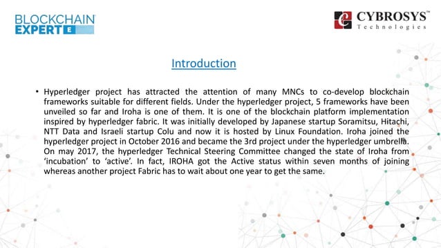 Hyperledger iroha | PPT