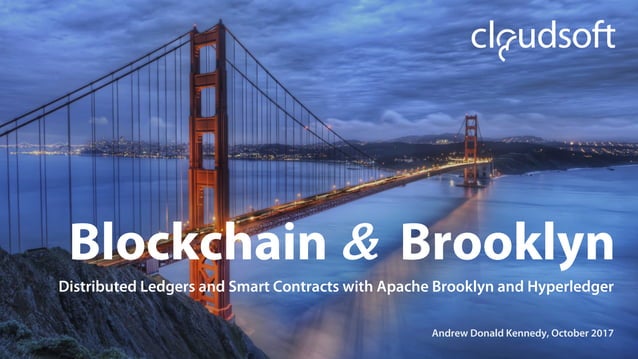 Hyperledger Lightning Talk | PDF | Cloud Computing | Internet