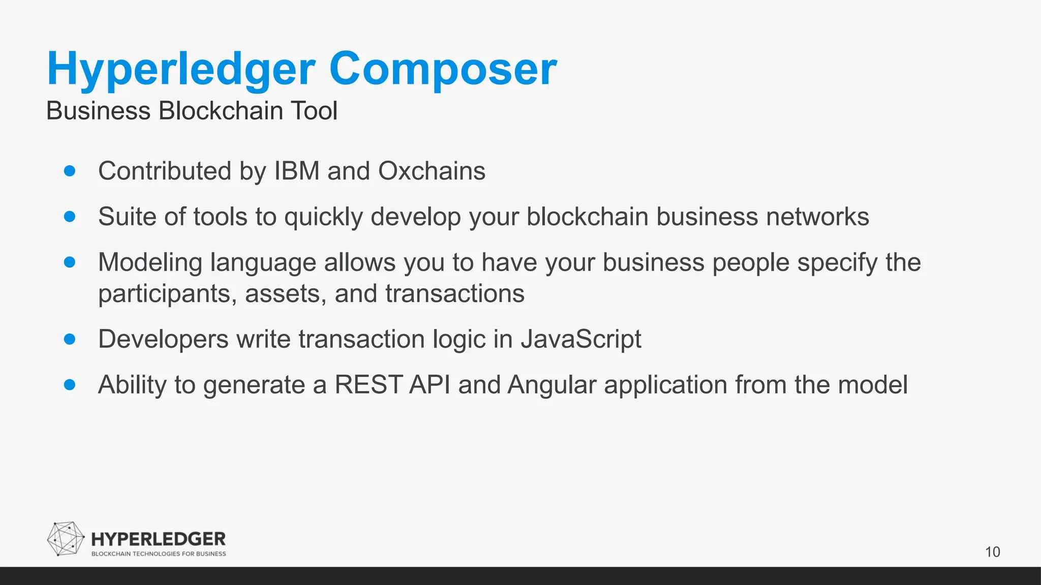 Hyperledger Project Overview - January 2018.pptx | Programming Languages | Computing