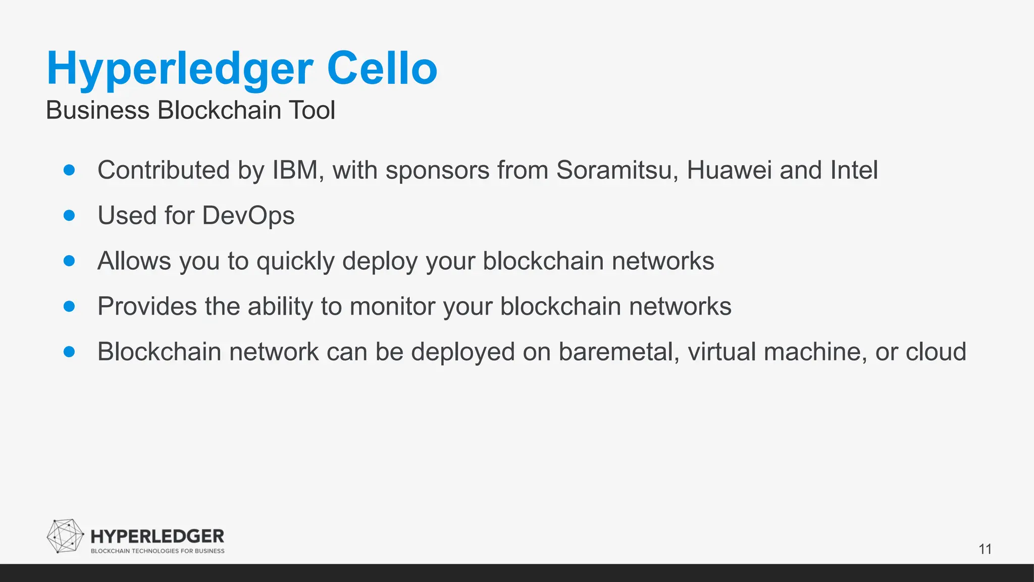 Hyperledger Project Overview - January 2018.pptx | Programming Languages | Computing