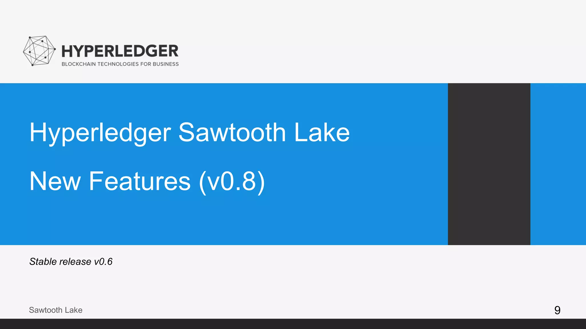 Hyperledger Sawtooth Lake Intel's OSS Contribution to Enterprise ...