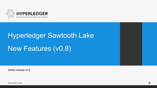 Hyperledger Sawtooth Lake Intel's OSS Contribution to Enterprise Blockchain | PDF | Databases ...