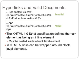 Hyperlink | PPTX | Web Design and HTML | Internet