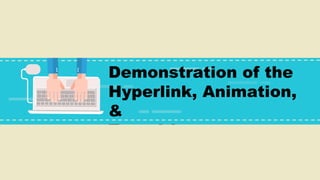 Hyperlink,animation,transition - empowerment technology - grade 11/12 | PDF