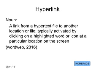 Hyperlinking | PPT