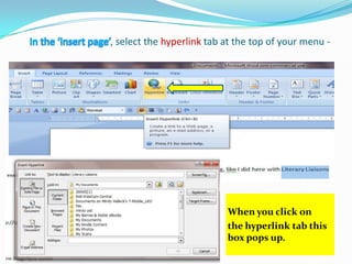Adding Hyperlinks | PPT