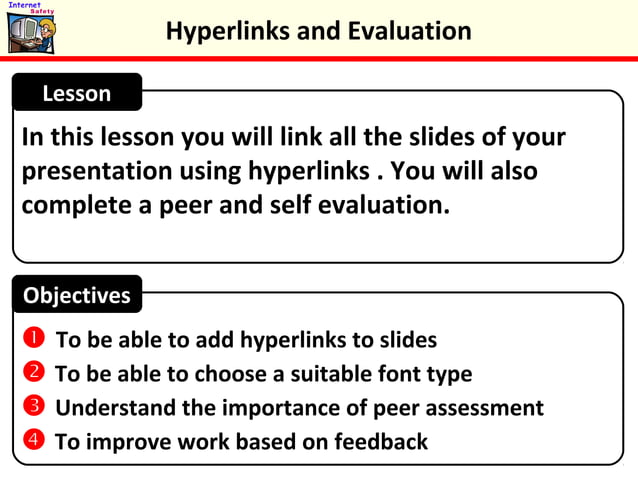 Hyperlinks and Evaluation | PPT | Educational Assessment | Education