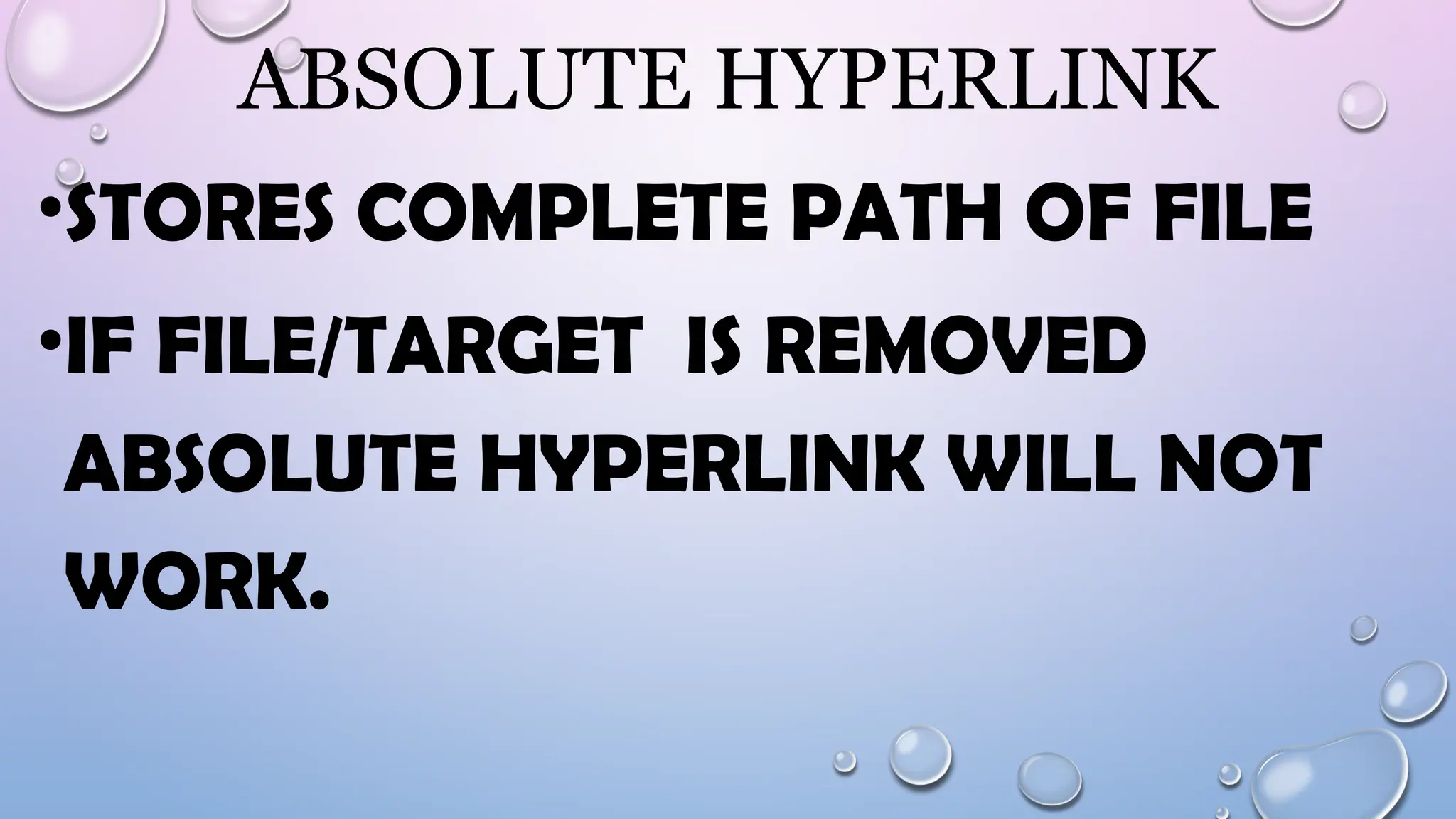 Hyperlink to the sheets - class x IT 402 | PPT