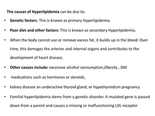 Hyper lipidemia | PPTX | Heart and Cardiovascular Diseases | Diseases ...
