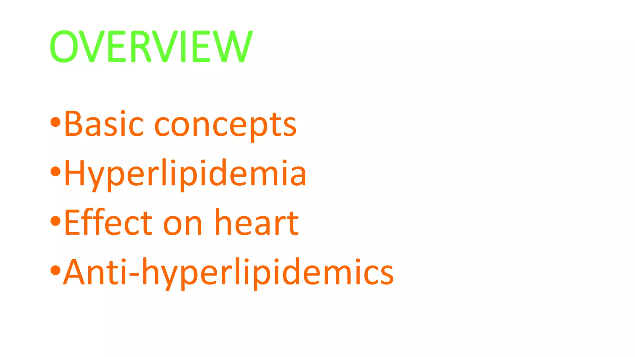 HYPERLIPIDEMIA | PPTX