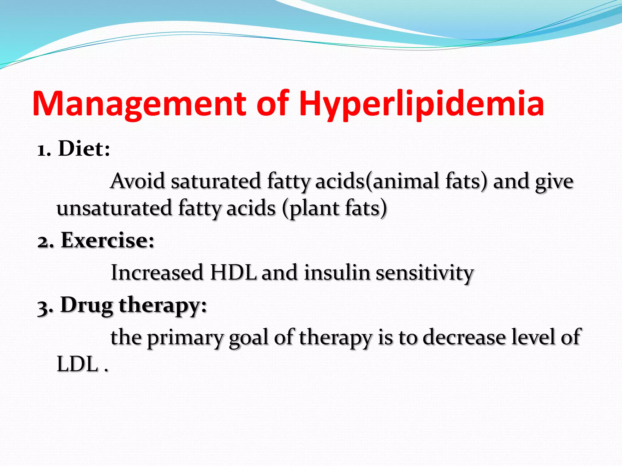 Hyperlipidemia and lipid lowering drugs | PPTX