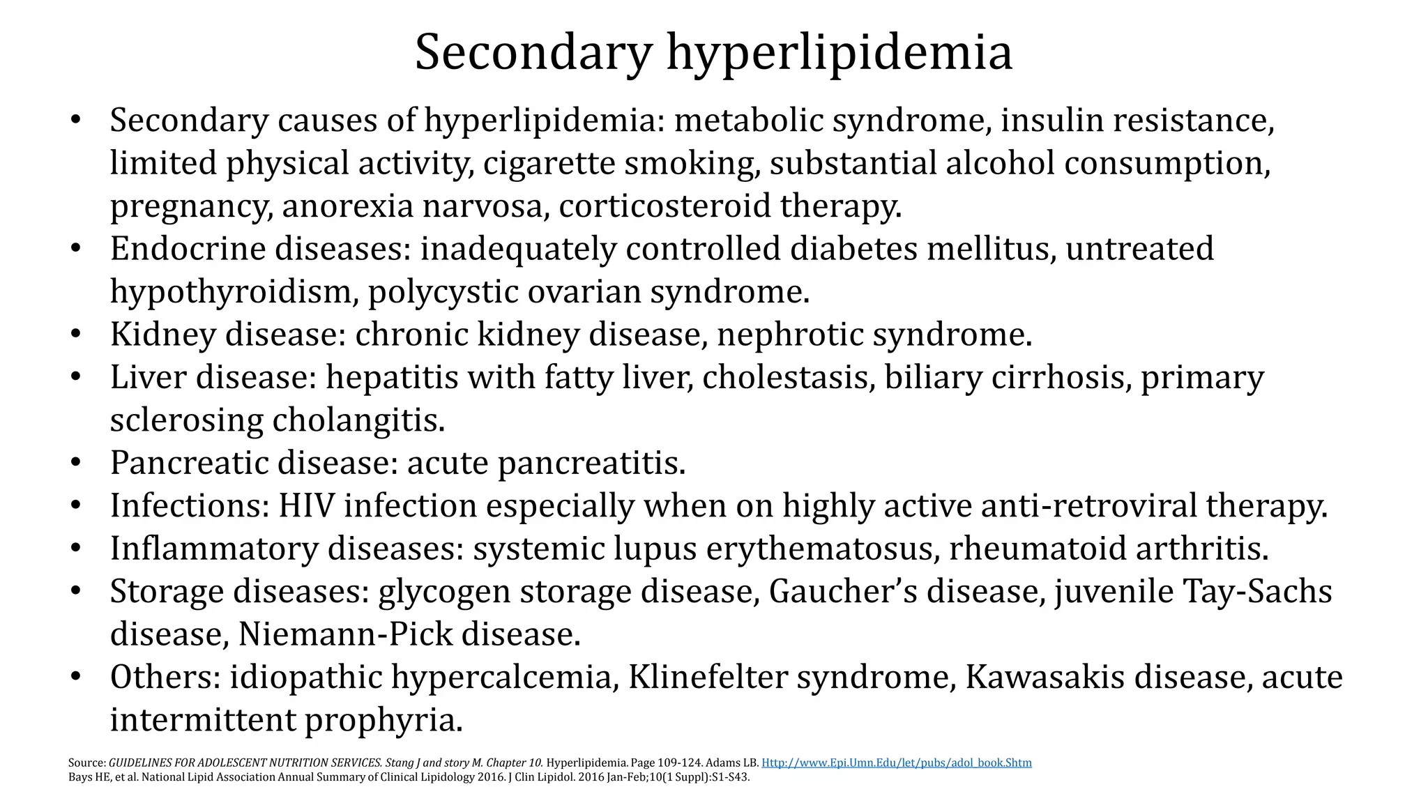 Hyperlipidemia - etiology epidemiology clinical features | PPTX