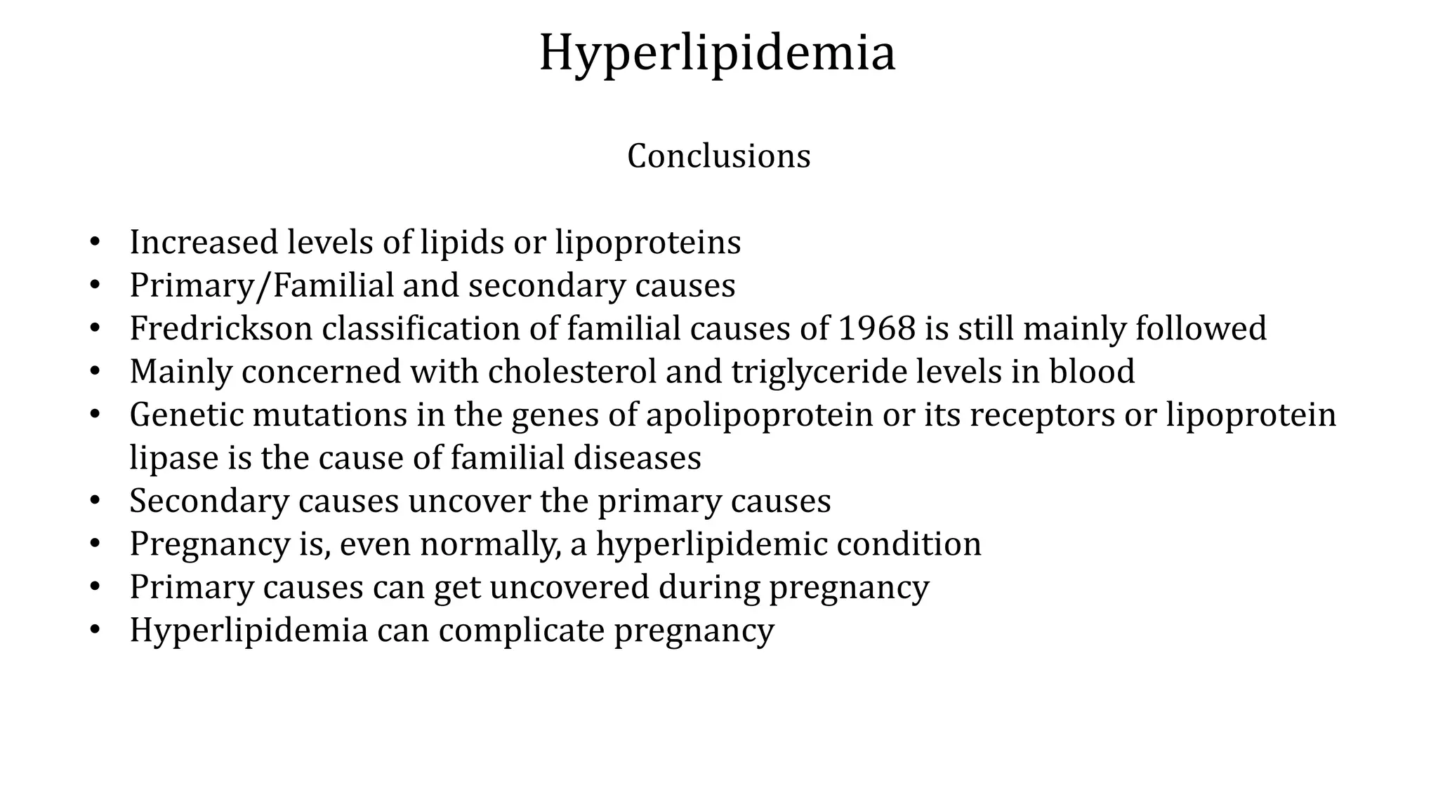 Hyperlipidemia - etiology epidemiology clinical features | PPTX