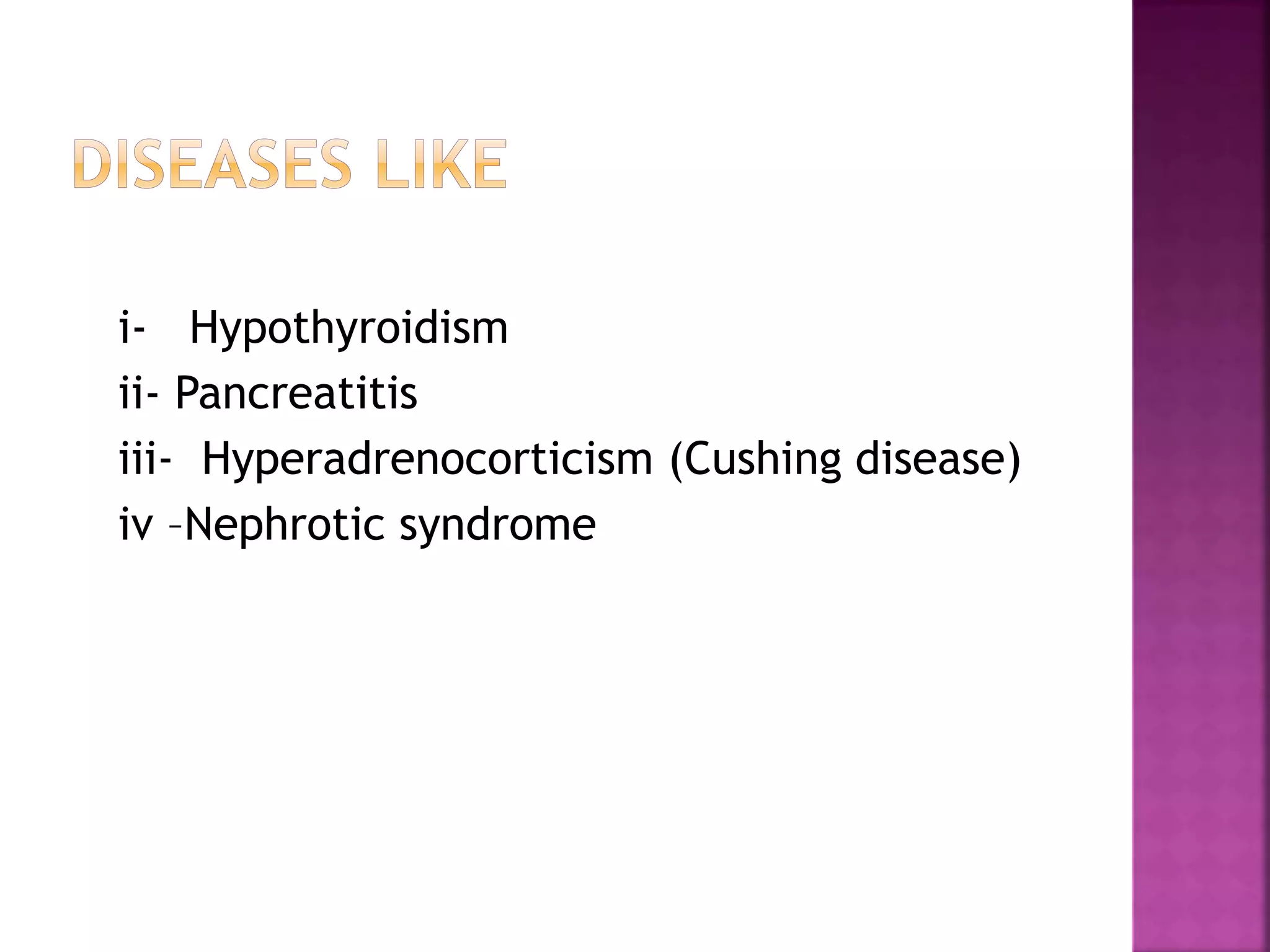 Hyperlipidemia excess lipid | PPTX