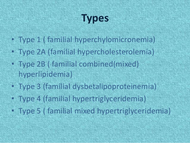 Hyperlipidemias