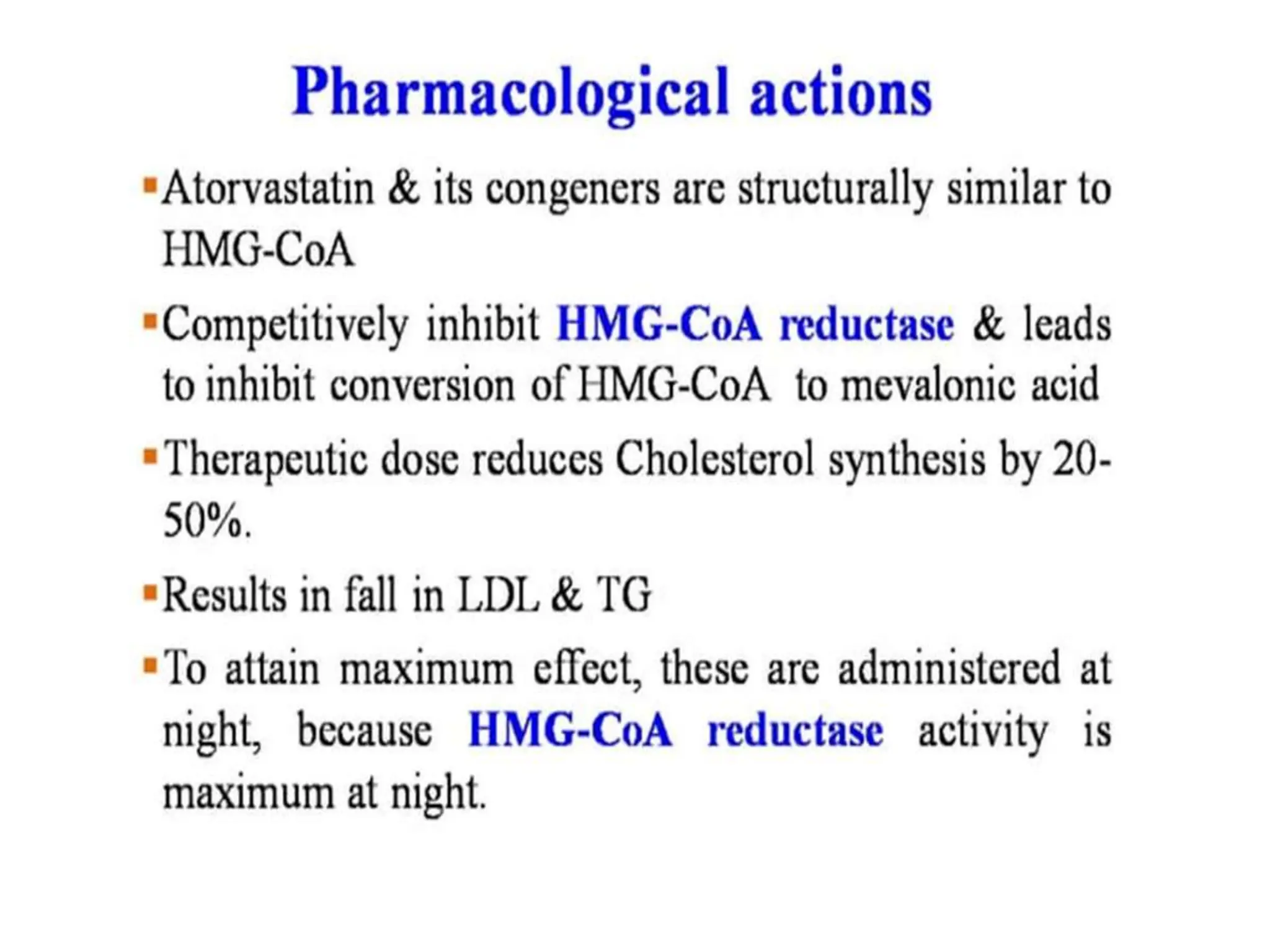 Drugs Used for the Hyperlipidemic drugs, HMG-CoA Reductase Inhibitor ...