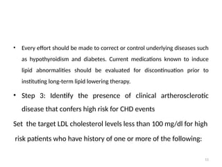 Hyperlipidemia/ Dyslipidemia Pharmacotherapy | PPTX