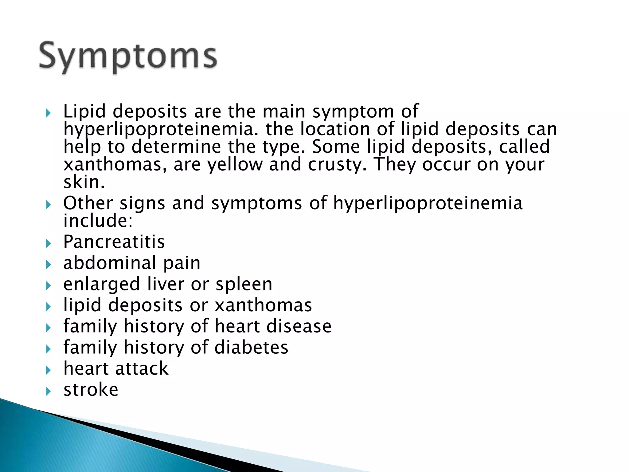 Hyperlipoproteinemia | PPTX