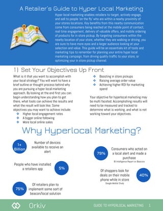 Hyperlocal marketing guide to boost retail sales | PPTX
