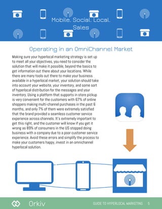 Hyperlocal marketing guide to boost retail sales | PPTX