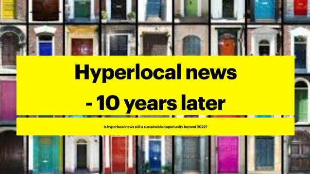 Hyperlocal news | PPT