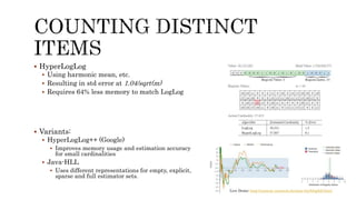 HyperLogLog and friends | PPTX