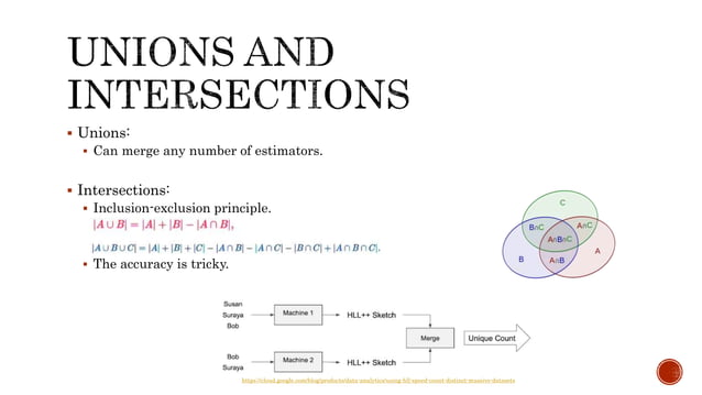 HyperLogLog and friends | PPTX