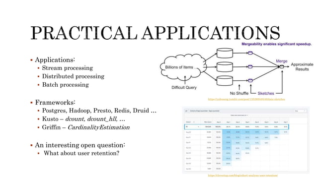 HyperLogLog and friends | PPTX