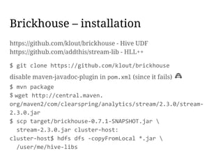 HyperLogLog in Hive - How to count sheep efficiently? | PPT