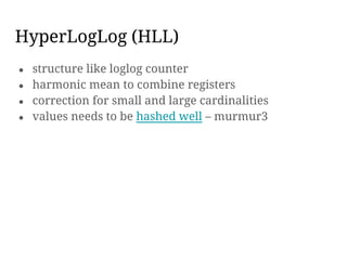 HyperLogLog in Hive - How to count sheep efficiently? | PPT