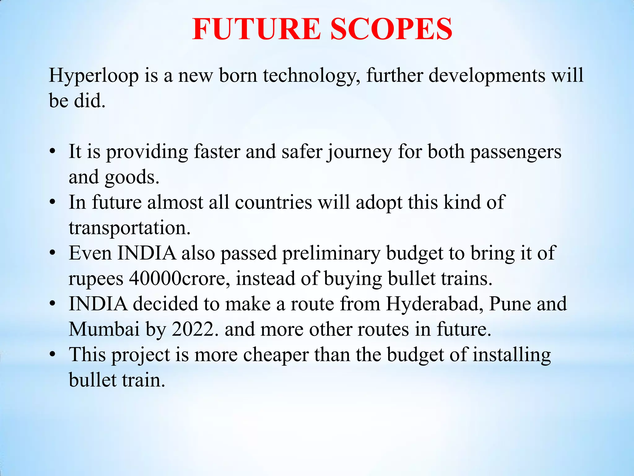 Hyperloop welcome the future of transport | PDF