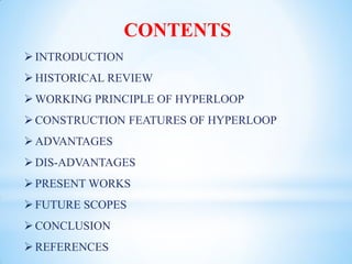 Hyperloop welcome the future of transport | PDF