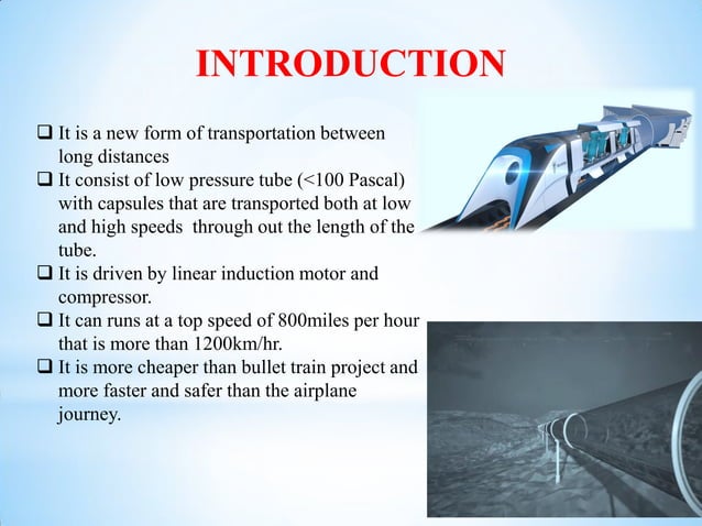 Hyperloop welcome the future of transport | PDF | Physics | Science