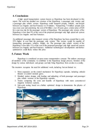Hyperloop VTU Seminar Report | PDF