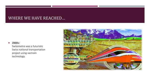 Hyperloop history and current status in india | PPTX