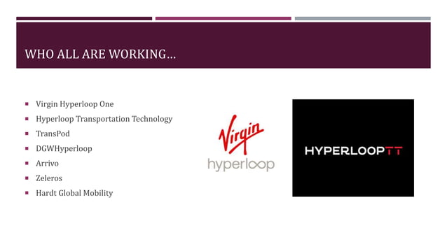 Hyperloop history and current status in india | PPTX