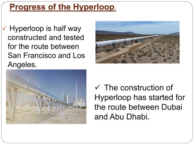 Hyperloop ppt | PPTX