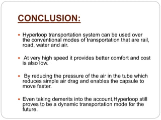 Hyperloop ppt | PPTX