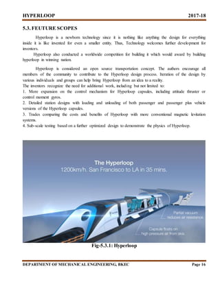 Hyperloop seminar reports | DOCX