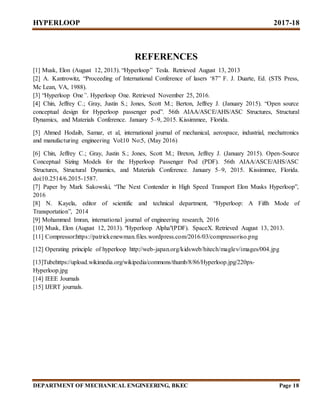 Hyperloop seminar reports | DOCX