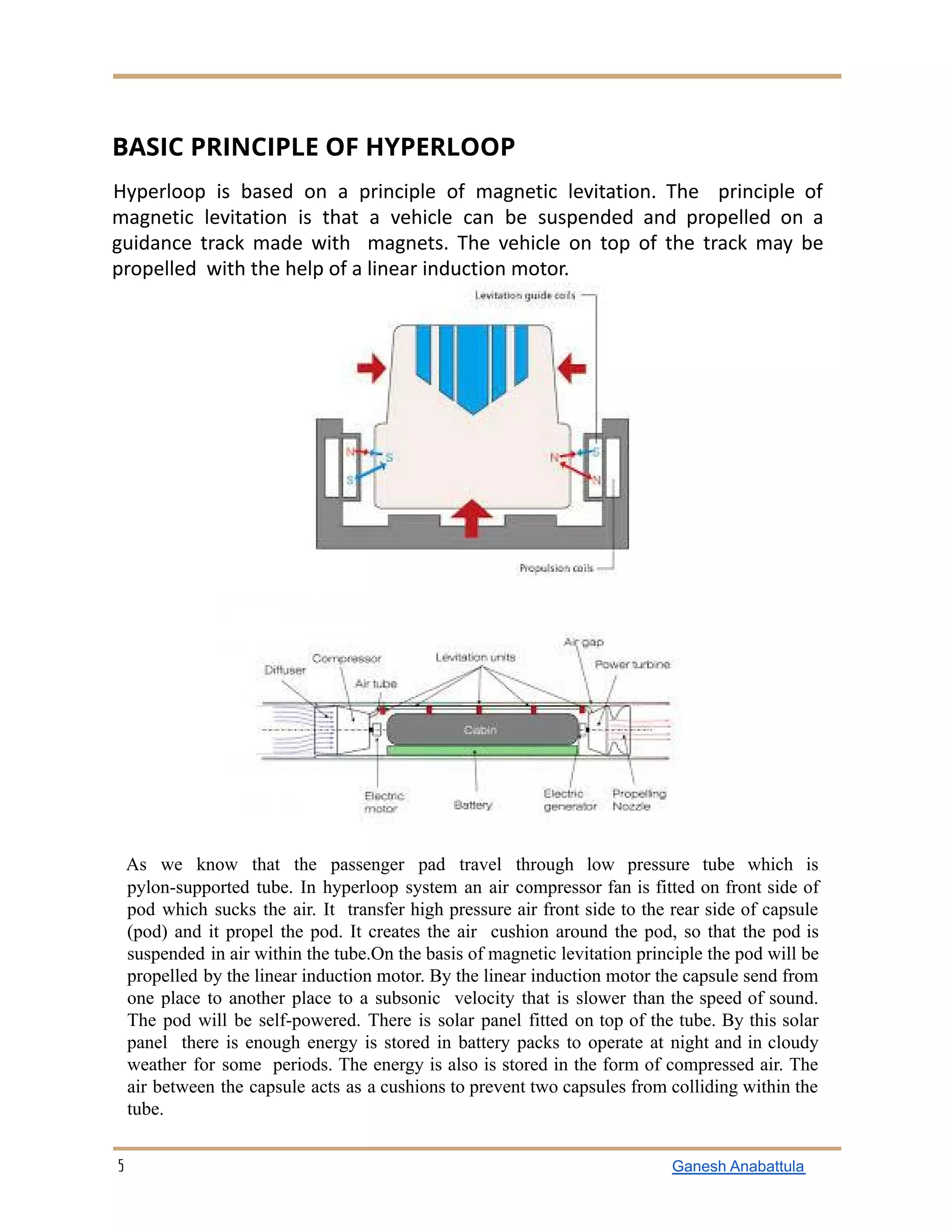Hyperloop seminar report | PDF