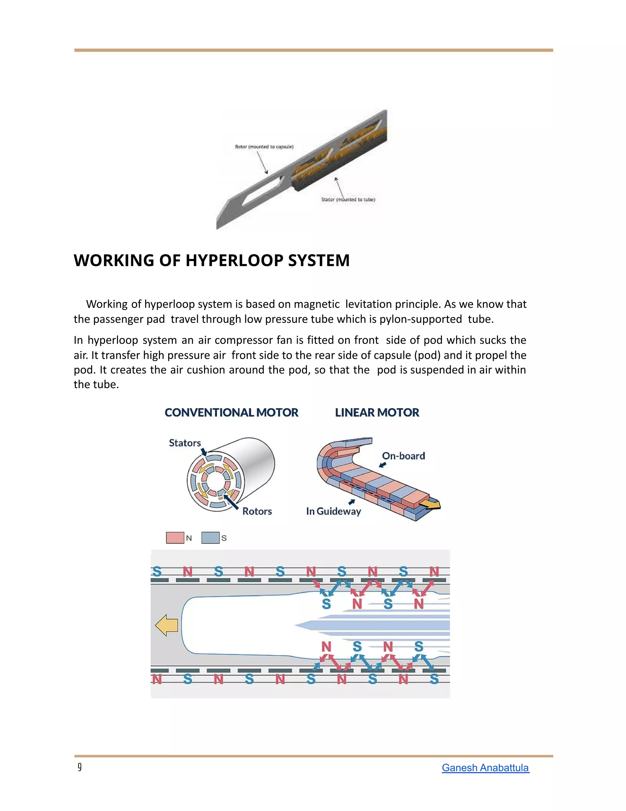 Hyperloop seminar report | PDF
