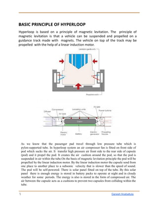 Hyperloop seminar report | PDF