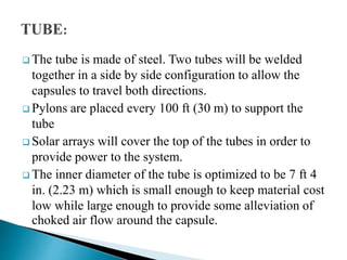 Hyperloop transportation system | PPTX