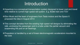 Hyperloop transportation system | PPTX