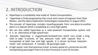 Hyperloop Transportation System | PPTX